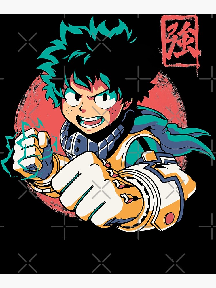 "Detroit Smash Plus Shoto Todoroki My Hero Academia" Poster by ...