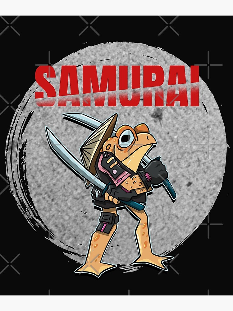 "Samurai frog" Poster for Sale by theresa7131 | Redbubble