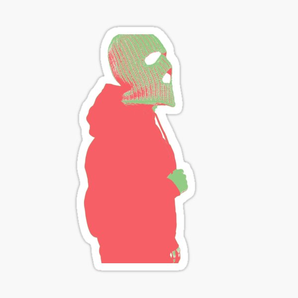 "gangster ski mask" Sticker by zupperman | Redbubble
