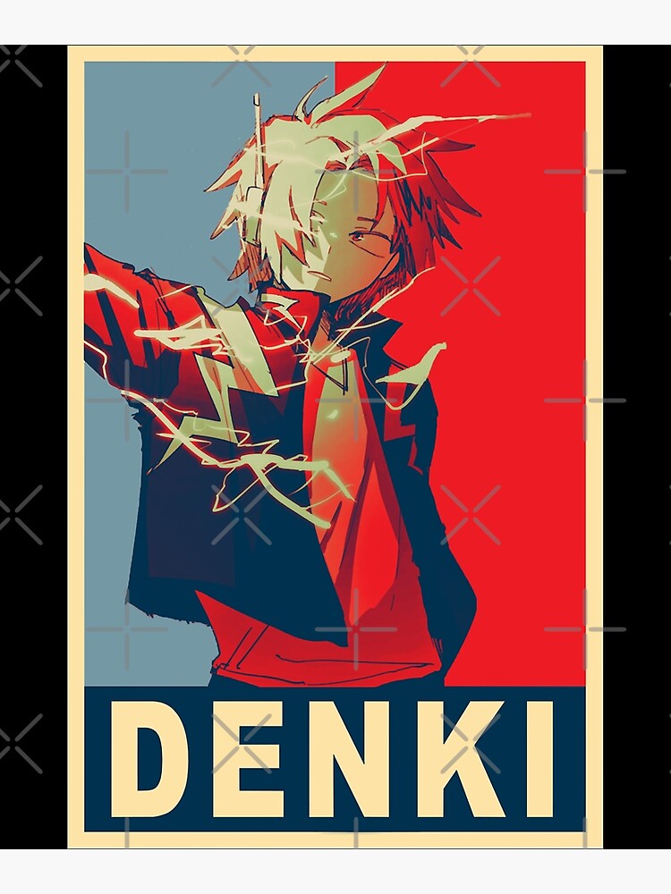 "The Great Retro Denki All Might Kaminari Poster First Day ...