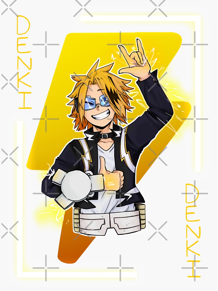 "The Great Retro Kaminari Denki Shinkami Girl Who Loves" Sticker by ...