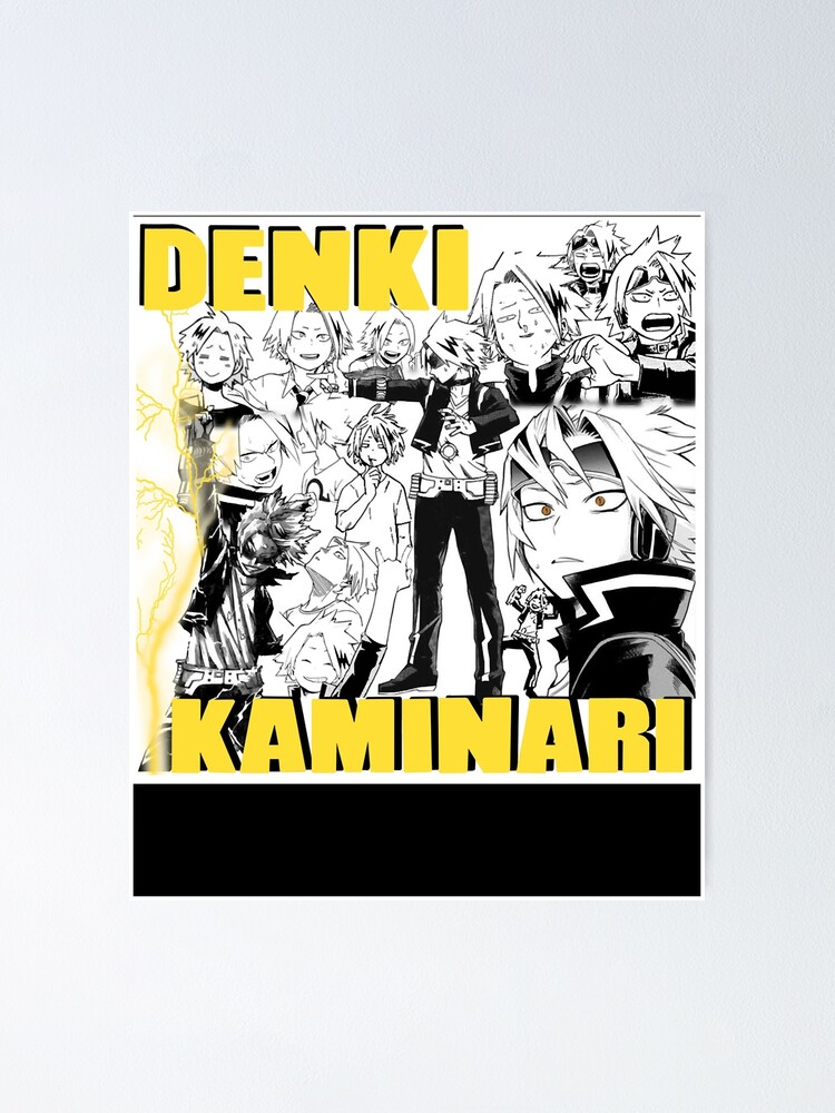 "Vintage Classic Denki Kaminari Collage Girl Who Loves" Poster for Sale by MacleanShand727 ...