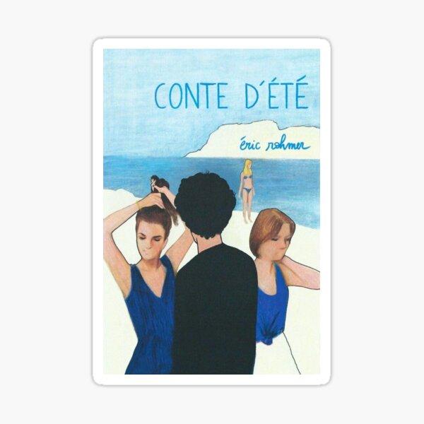 "Éric Rohmer's Summer's Tale 1996 upscaled" Sticker by vonterunte354 ...