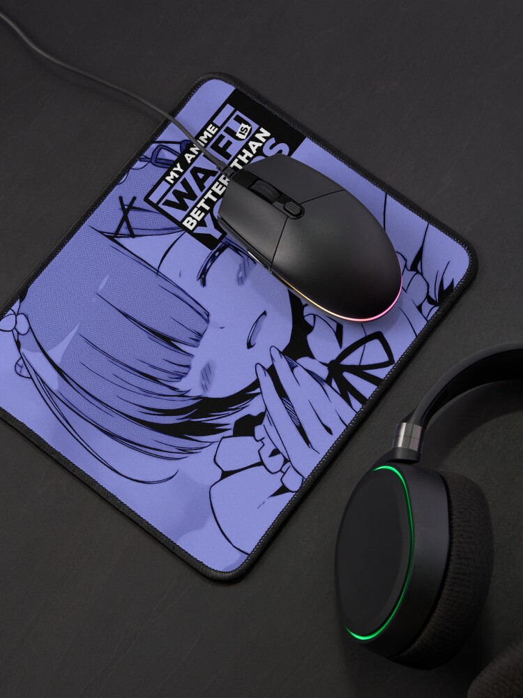 "My Anime Husbando | Better Than Yours | Rem | Rezero" Mouse Pad for ...