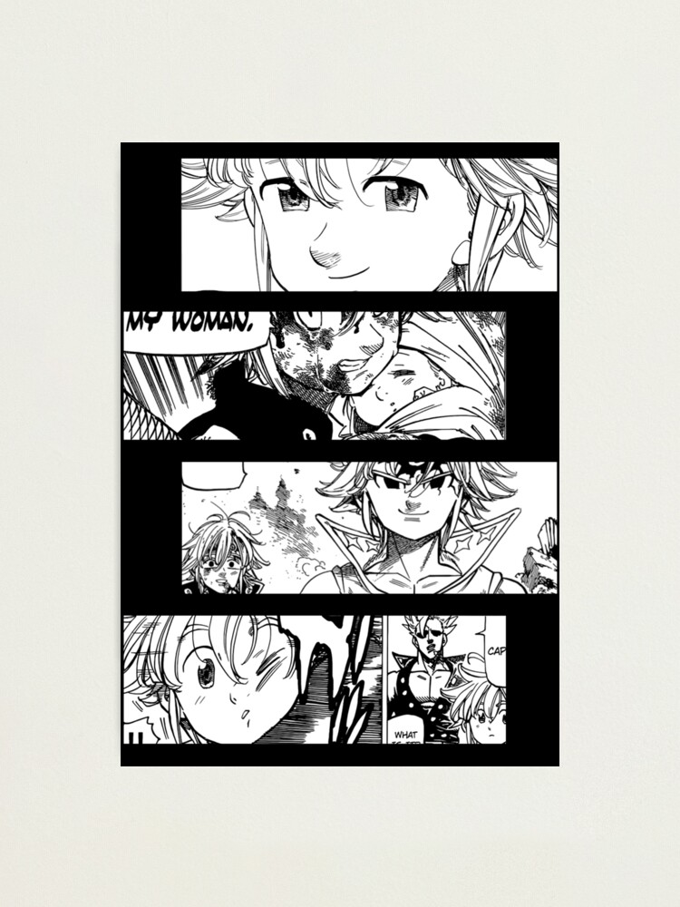Lámina fotográfica «Meliodas Dragon Sin of Wrath Los siete pecados ...