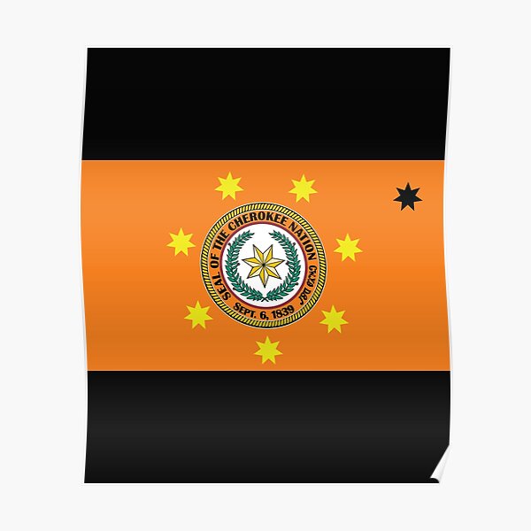 "Cherokee Nation - Cherokee Nation Flag - seal of the Cherokee nation ...