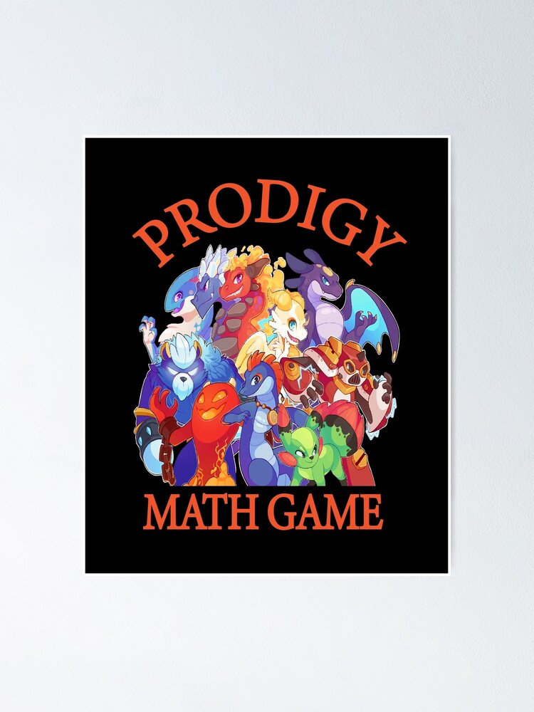 "Prodigy Math Game Math Gaming Cool Gift For Kids" Poster for Sale by ...