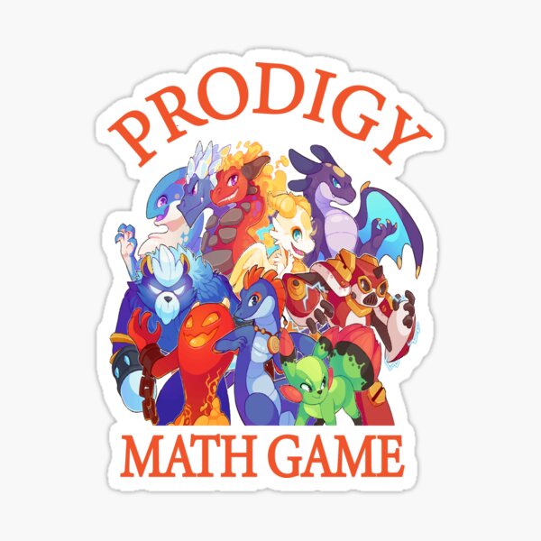 "Prodigy Math Game Math Gaming Cool Gift For Kids" Sticker by ...