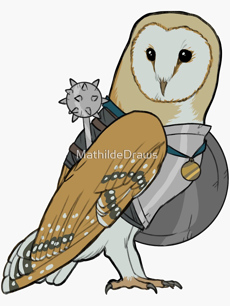 "cleric bird" Sticker for Sale by MathildeDraws | Redbubble