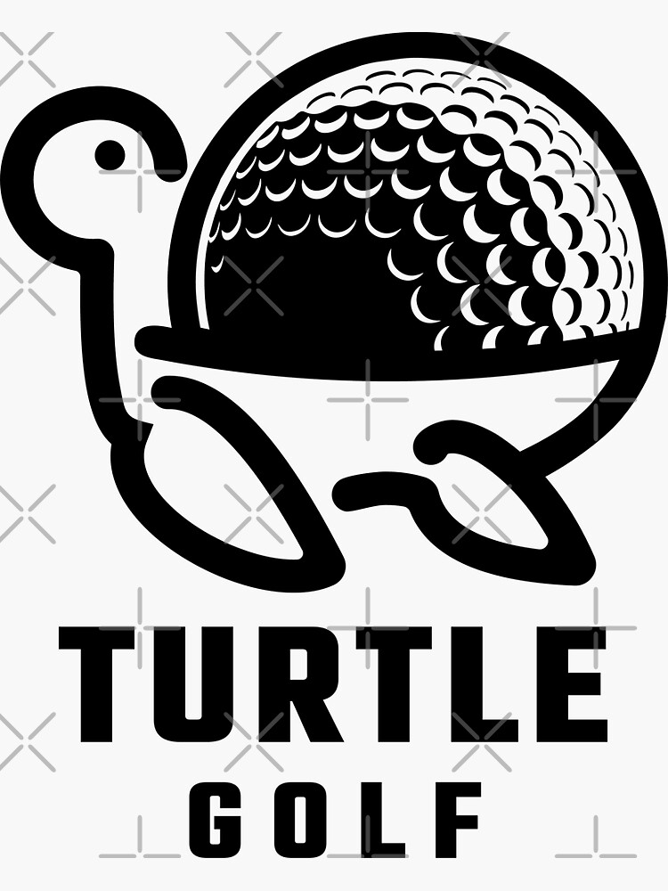 "Turtle golf" Sticker by irshadadil369 | Redbubble