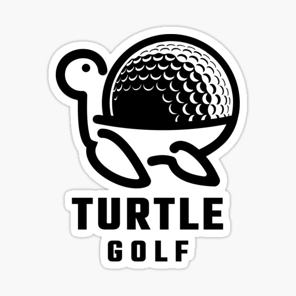 "Turtle golf" Sticker by irshadadil369 | Redbubble