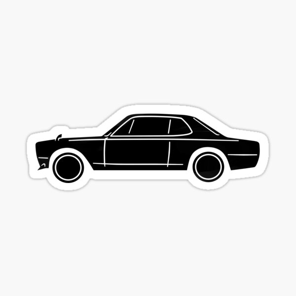 "Nissan Skyline HAKOSUKA" Sticker by AutoClub | Redbubble