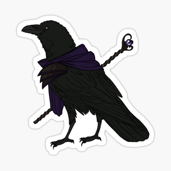 "warlock bird" Sticker by MathildeDraws | Redbubble