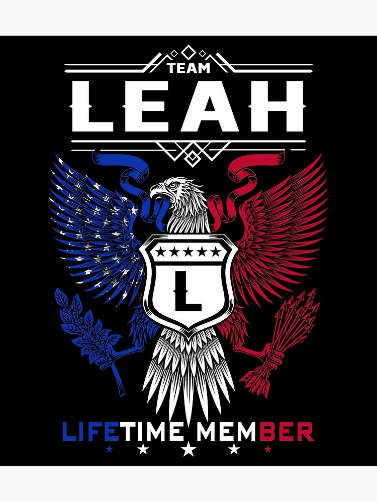 Póster «Camiseta con el nombre de Leah - Camiseta con el artículo de ...