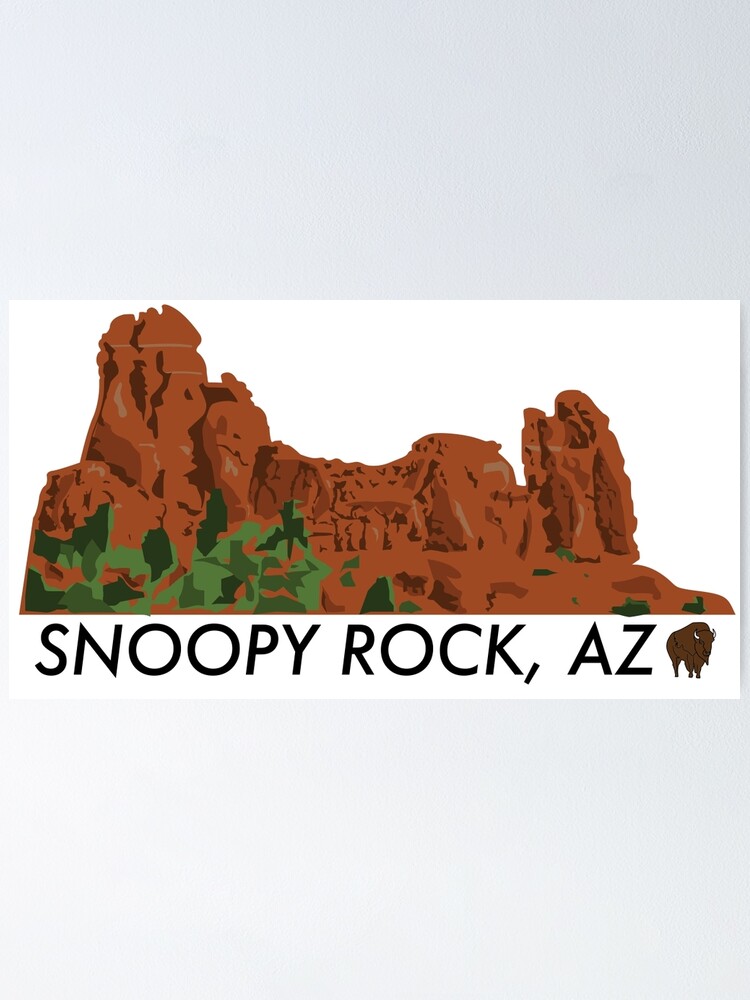 "Snoopy Rock Graphic" Poster by MOVDV | Redbubble