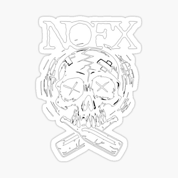 "nofx logo essential" Sticker for Sale by Stevym77 | Redbubble
