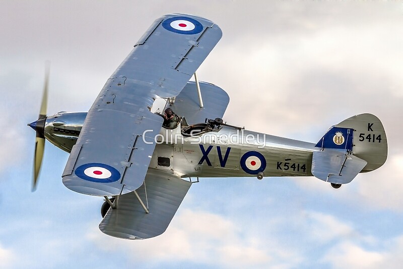 "Hawker Hind K5414/XV G-BTVE" by Colin Smedley | Redbubble