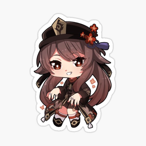 "Hu Tao" Sticker by Foudreika | Redbubble