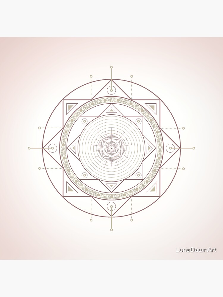 "Karmic Light Code - Astral Compass (Rose Gold Light Background ...