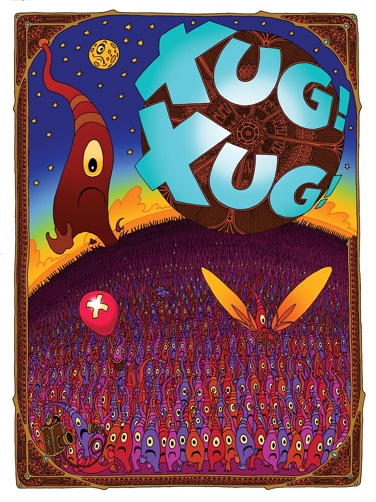 "XUG! XUG!" Sticker by bensmall | Redbubble