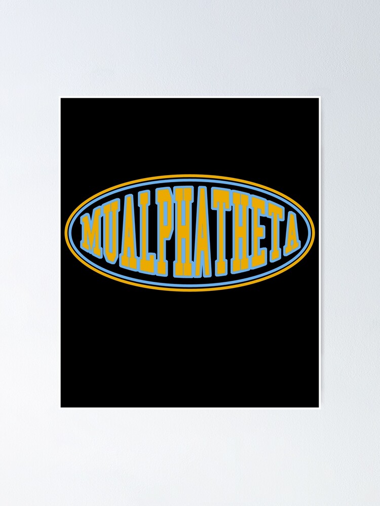 Póster «Mu Alpha Theta Math Honor Society Oval Logo Teorema de ...