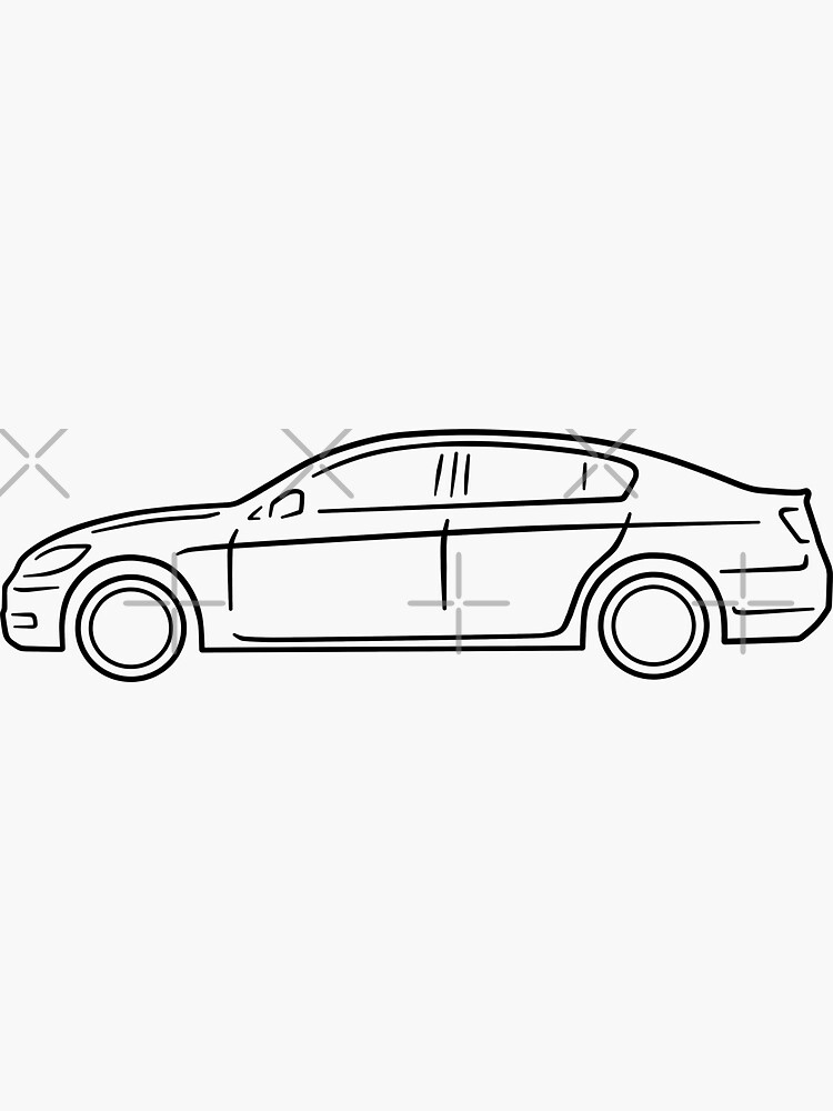 "Lexus GS300" Sticker by AutoClub | Redbubble
