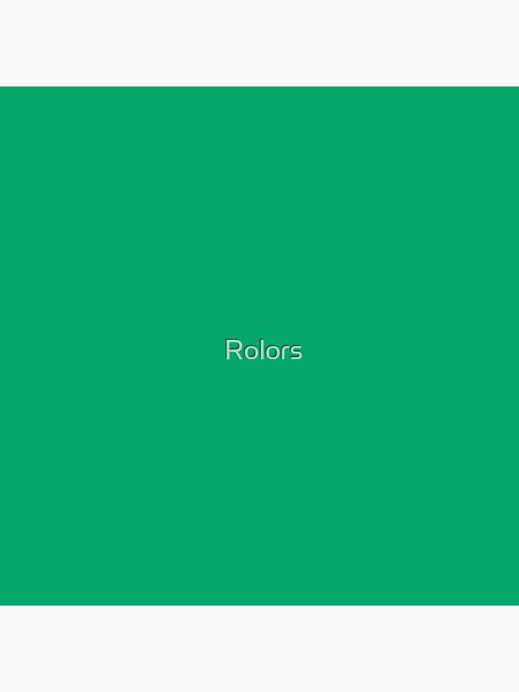 "Light Shamrock Green Minimalistic Color" Sticker by Rolors | Redbubble