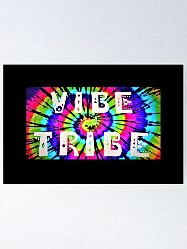 "Vibe Tribe official logo " Poster for Sale by GhostAngelChao | Redbubble