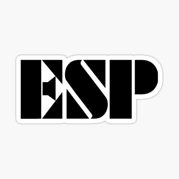"Best Seller - ESP Guitars Logo Merchandise Essential T-Shirt" Sticker ...
