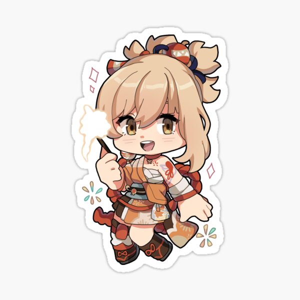 "Yoimiya" Sticker by Foudreika | Redbubble