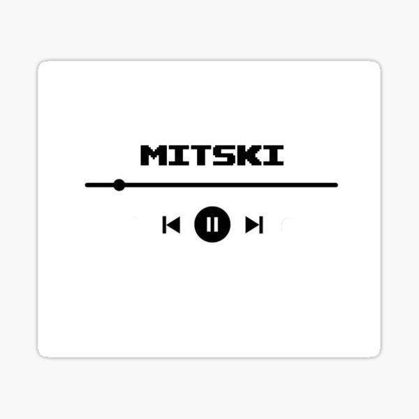 "Mitski" Sticker by doughdough | Redbubble