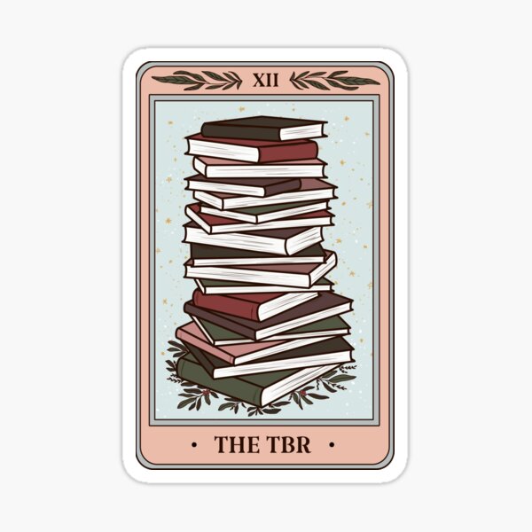 "Bookish Tarot - The TBR" Sticker for Sale by indiebookster | Redbubble