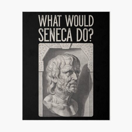 "Seneca Stoic Philosopher Stoicism Quote WHAT WOULD SENECA DO? Stoa ...