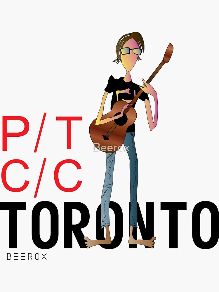 "P/T Toronto" Sticker by Beerox | Redbubble