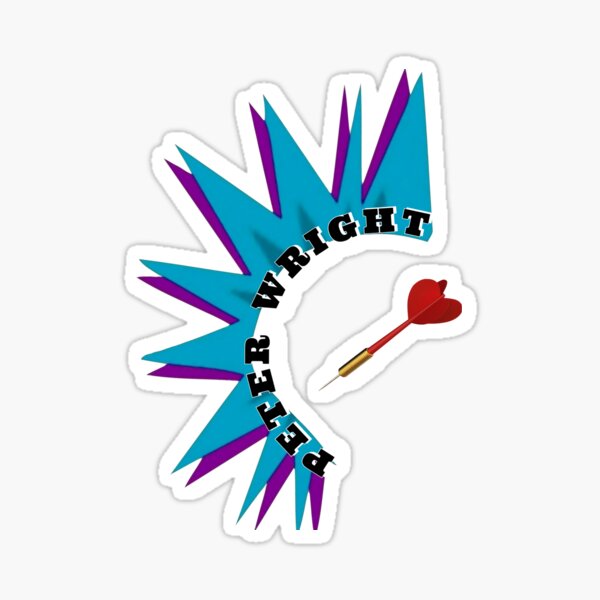 "peter wright dart player-peter wright net worth" Sticker by Rincones ...