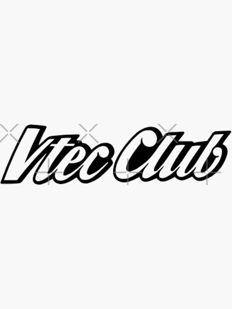 "vtec club" Sticker by Racingdecals | Redbubble