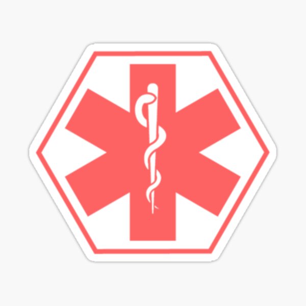 "Medical Symbol" Sticker for Sale by TheTinker264 | Redbubble