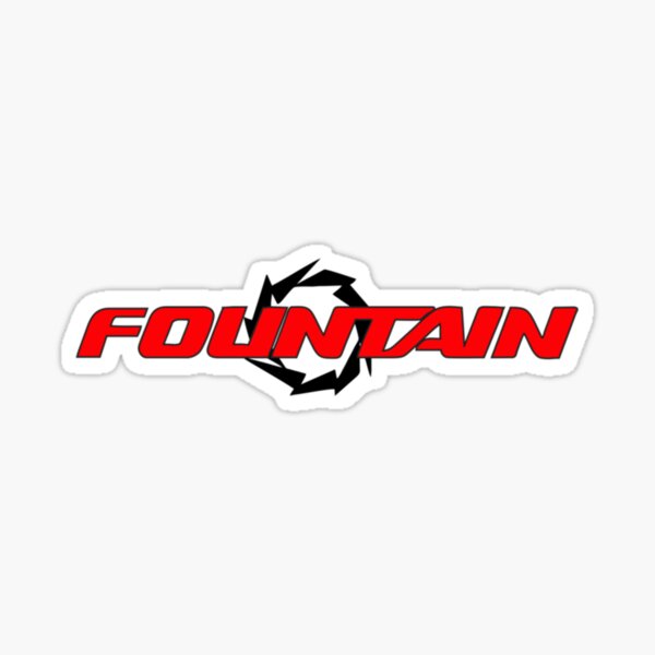 "Fountain Boats Powerboat 2 Classic T-Shirt" Sticker by PaulaBeigel ...