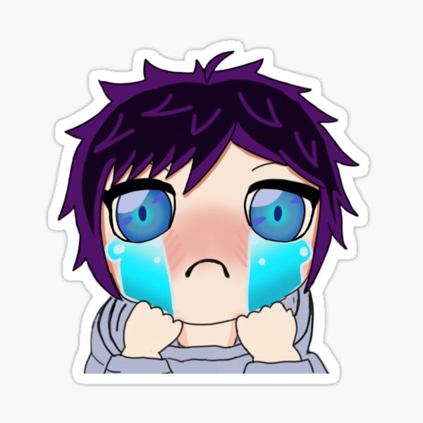 "Ariizuu Cry Anime Vtuber" Sticker by Ariizuu | Redbubble