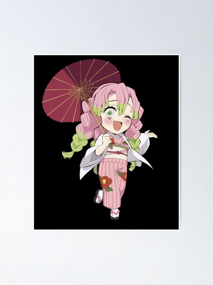 "Mitsuri Demon Slayer" Poster by seyd-art | Redbubble