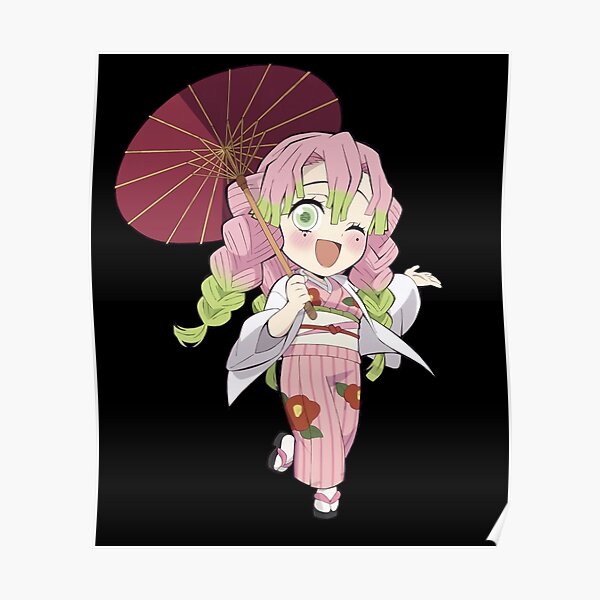 "Mitsuri Demon Slayer" Poster by seyd-art | Redbubble