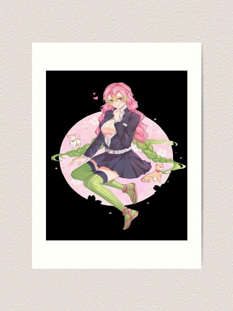 "Mitsuri Demon Slayer" Art Print for Sale by seyd-art | Redbubble