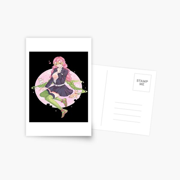 "Mitsuri Demon Slayer" Postcard by seyd-art | Redbubble