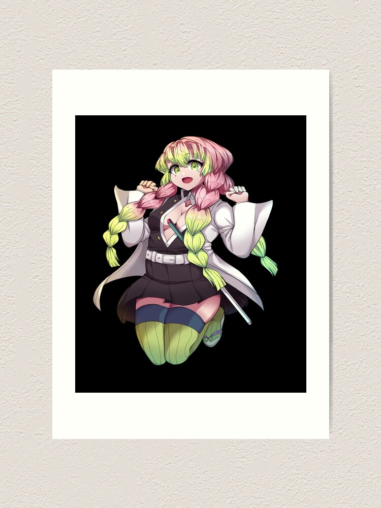 "Mitsuri Demon Slayer" Art Print for Sale by seyd-art | Redbubble