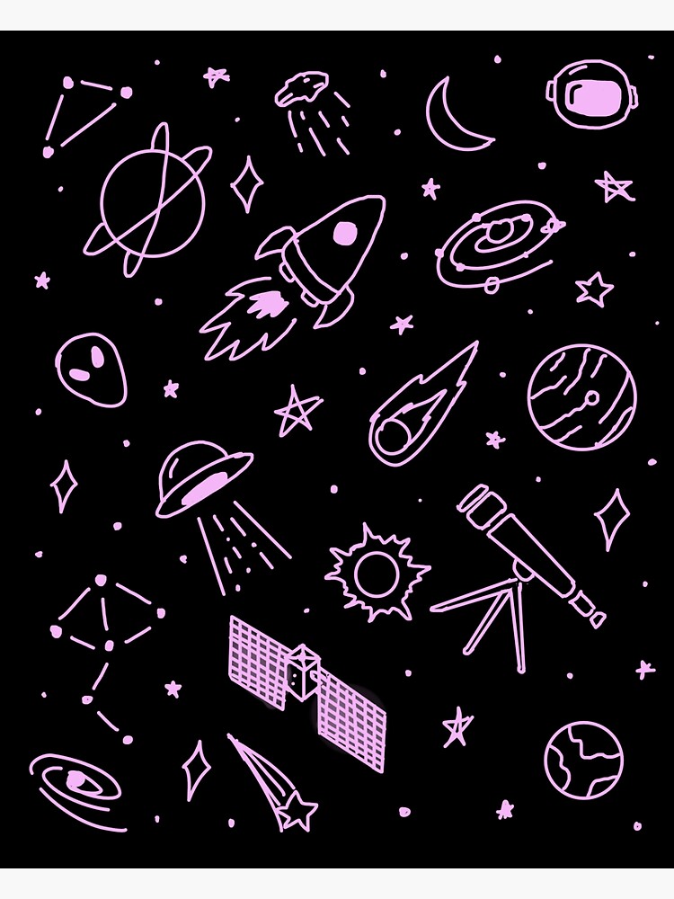 "Space Doodle" Sticker for Sale by divyanibhardwaj | Redbubble