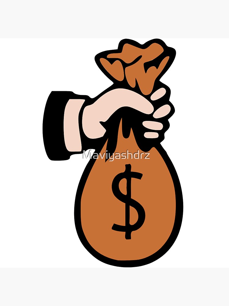"MONEY BANK " Sticker by Maviyashdrz | Redbubble