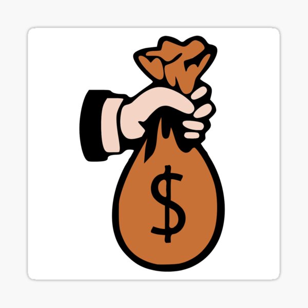 "MONEY BANK " Sticker by Maviyashdrz | Redbubble