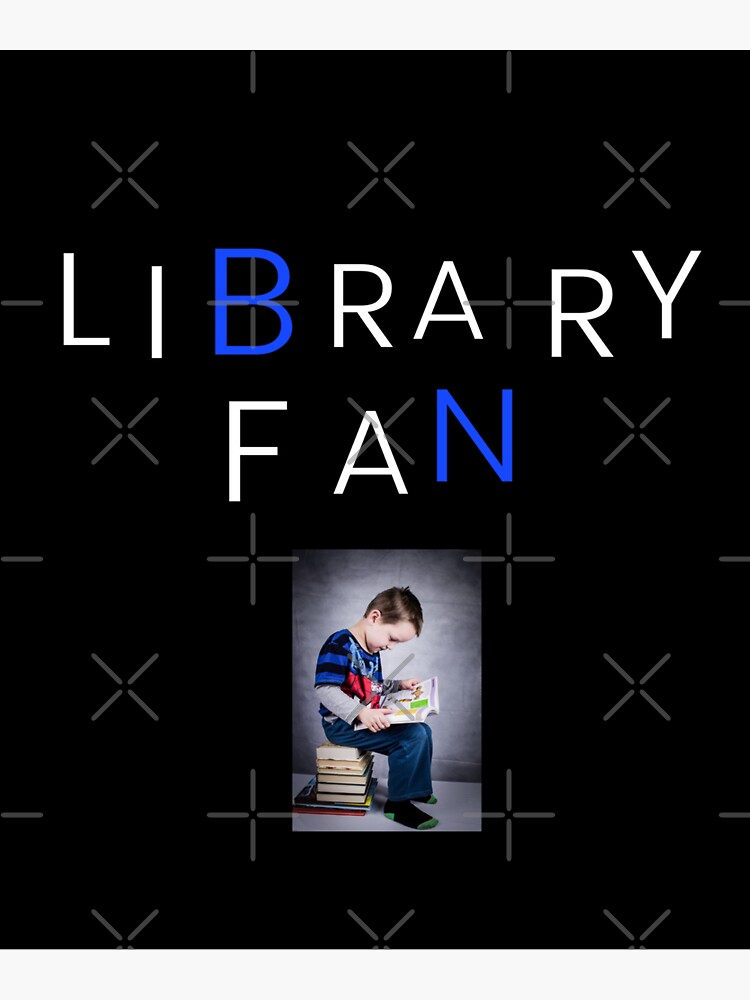 "Library Fan" Sticker by SLEECEdesigns | Redbubble