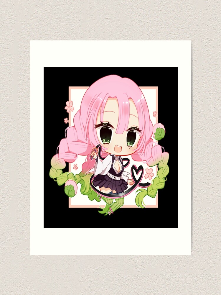 "Mitsuri Demon Slayer" Art Print for Sale by seyd-art | Redbubble