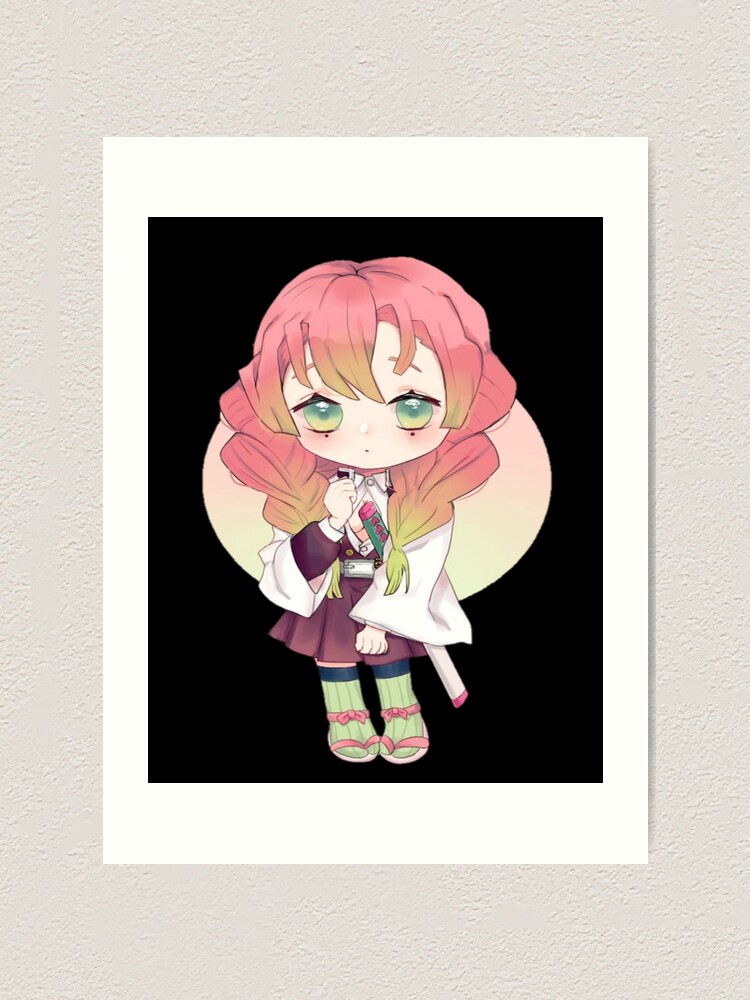 "Mitsuri Demon Slayer" Art Print by seyd-art | Redbubble